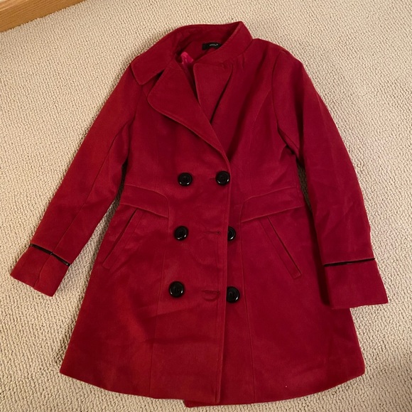 Jackets & Coats | Nwot Berry Pea Coat | Poshmark